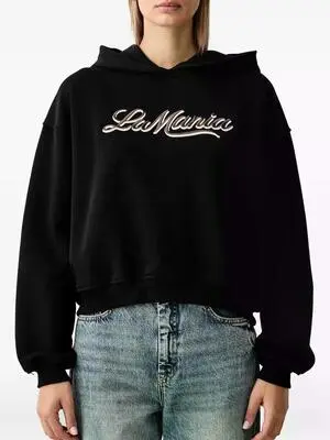 LA MANIA Luma Logo-embroidered Hoodie