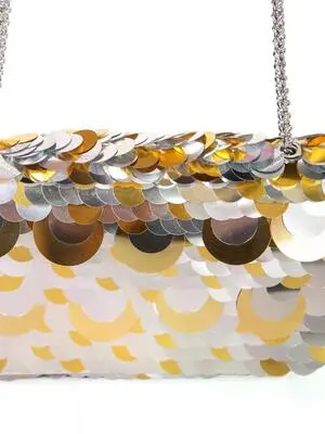 Rabanne Sequin-embellished Chain-strap Shoulder Bag - Silver