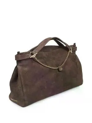 Orciani Midi Virgo Nabucco Chain-detail Leather Tote Bag