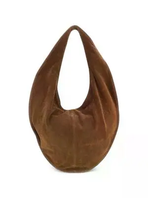 MAEDEN Rider Suede Shoulder Bag - Brown