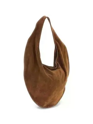 MAEDEN Rider Suede Shoulder Bag - Brown