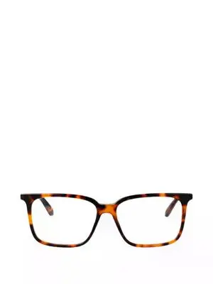 Off-White Tortoiseshell-effect Square-frame Glasses - Brown