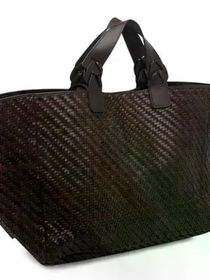 IBELIV Elmio Woven Leather Tote Bag