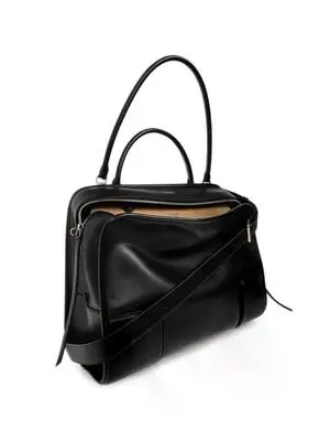 Loewe Xl Amazona 180 Leather Tote Bag - Black