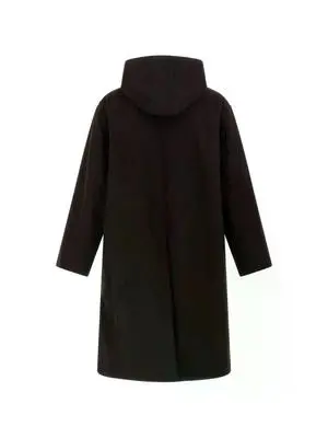 Yohji Yamamoto Flannel Toggle-fastening Duffle Coat