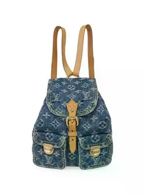 LOUIS VUITTON 2006 Monogram Denim Sac A Dos Pm Backpack