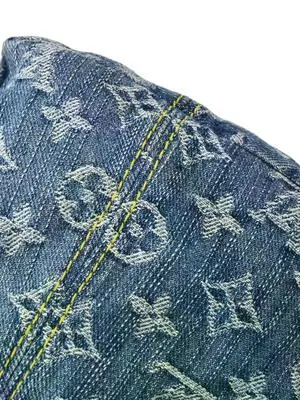 LOUIS VUITTON 2006 Monogram Denim Sac A Dos Pm Backpack