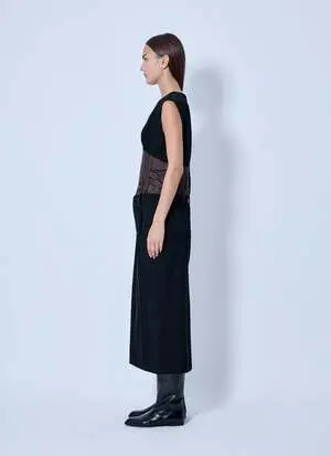 Marni Sleeveless Dress With Contrast Waist Panel
