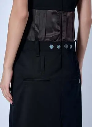 Marni Sleeveless Dress With Contrast Waist Panel