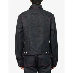 Acne Studios Re-edition Distressed Denim Jacket Xxl/xxxl