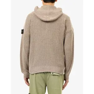 Stone Island Reversible Full-zip Wool Cashmere Hoody