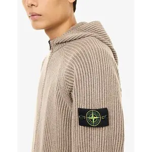 Stone Island Reversible Full-zip Wool Cashmere Hoody