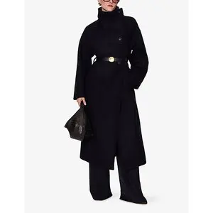 JOSEPH Fiore Double-breasted Wool-blend Coat