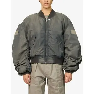 Rick Owens Secchia Flight Nylon Bomber Jacket