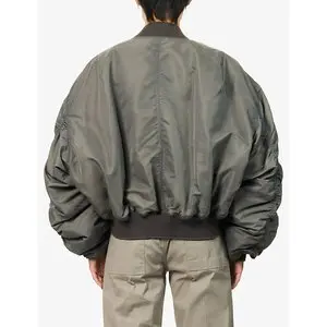 Rick Owens Secchia Flight Nylon Bomber Jacket