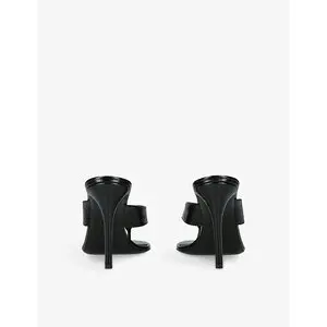 AZZEDINE ALAIA Infra 90 Leather Heeled Sandals