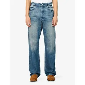 Dries Van Noten Peyter Straight-leg Cotton Denim Jeans