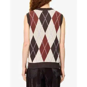 SIEDRES Carina Sleeveless Knitted Cardigan