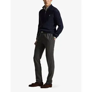 Polo Ralph Lauren Half-zip Cable-knit Cotton Jumper