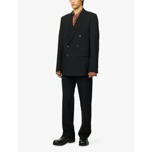 Dries Van Noten Barry Double-breasted Wool Blazer