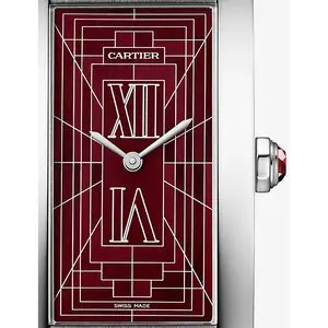 Cartier Tank Américaine Large Model, And Leather Automatic Watch&nbsp;&nbsp