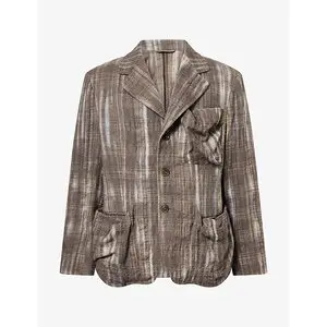 VIVIENNE WESTWOOD Achilles Wreck Check Wool Jacket