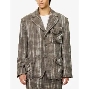 VIVIENNE WESTWOOD Achilles Wreck Check Wool Jacket