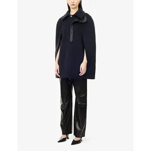 Bottega Veneta Intrecciato Wool And Cashmere Cape