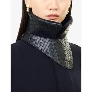Bottega Veneta Intrecciato Wool And Cashmere Cape
