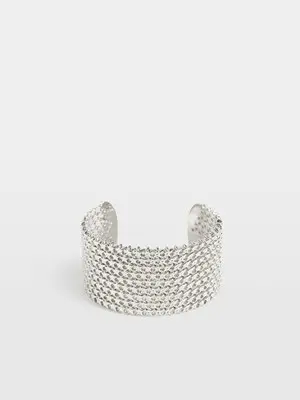 Zadig&Voltaire Rock Star Maxi Bangle - Shiny Silver