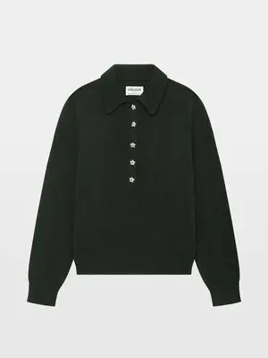 Zadig&Voltaire Soula Sweater 100% Cashmere - Gloom