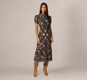 Adrianna Papell Trimmed Day Dresses