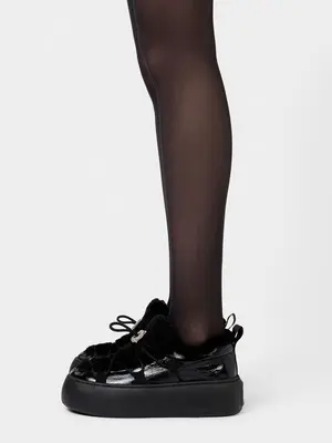 ROGER VIVIER Viv' Up Sneakers In Patent Leather