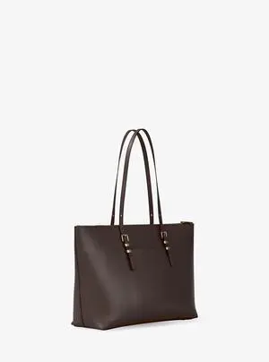 Michael Kors Quinn Large Pebbled Leather Tote Bag In By