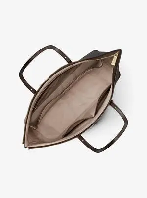 Michael Kors Quinn Large Pebbled Leather Tote Bag In By