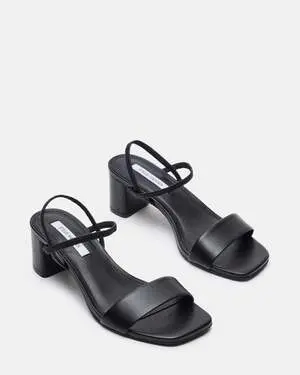 Steve Madden Riella Block Heels - Black