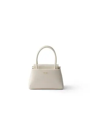 Prada Passage Saffiano Leather Mini Handbag - Neutral
