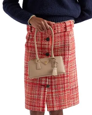 Prada Galleria Saffiano Leather Mini-bag - Pink