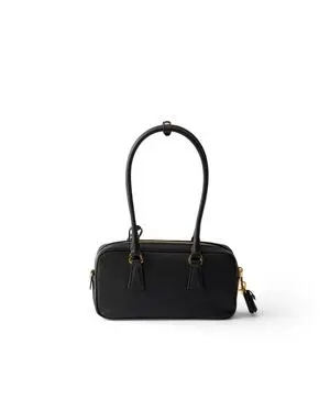 Prada Saffiano Leather Top-handle Mini-bag - Black