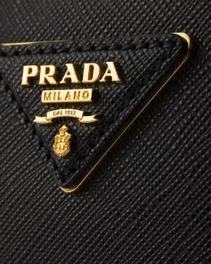 Prada Saffiano Leather Top-handle Mini-bag - Black