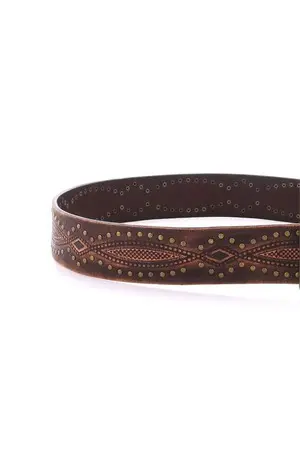 ROAN Flintrow Studded Belt - Brown