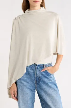 Astr The Label Jailene Layered Top - Heather
