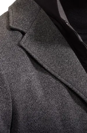 Bugatchi Three Button Blazer With Bib