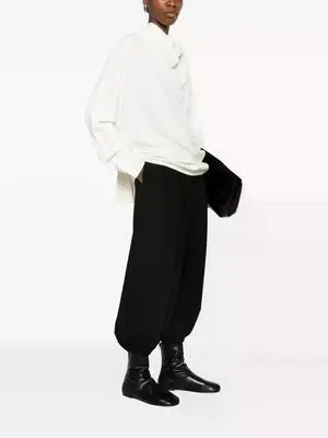 TOTEME Cowl-neck Draped Top - Neutrals