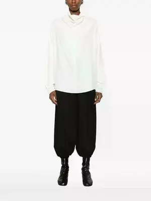 TOTEME Cowl-neck Draped Top