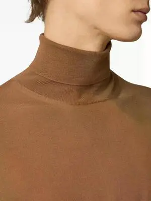 LARDINI Fine-knit Turtleneck Sweater