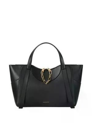 Givenchy Medium The Snatch Bag In Grained Leather - Black
