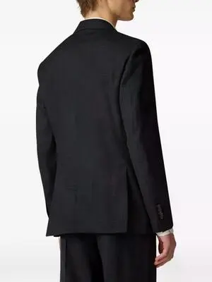 LARDINI Glen-check Peak-lapel Blazer
