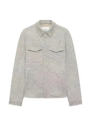 LARDINI Easy Wear Padded Shirt Jacket - Grey