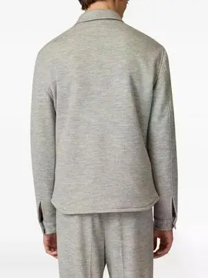 LARDINI Easy Wear Padded Shirt Jacket
